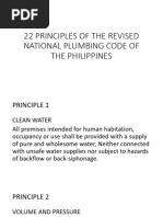 22 Principles of Plumbing From The Revised National Plumbing Code of The Philippines PDF | PDF ...