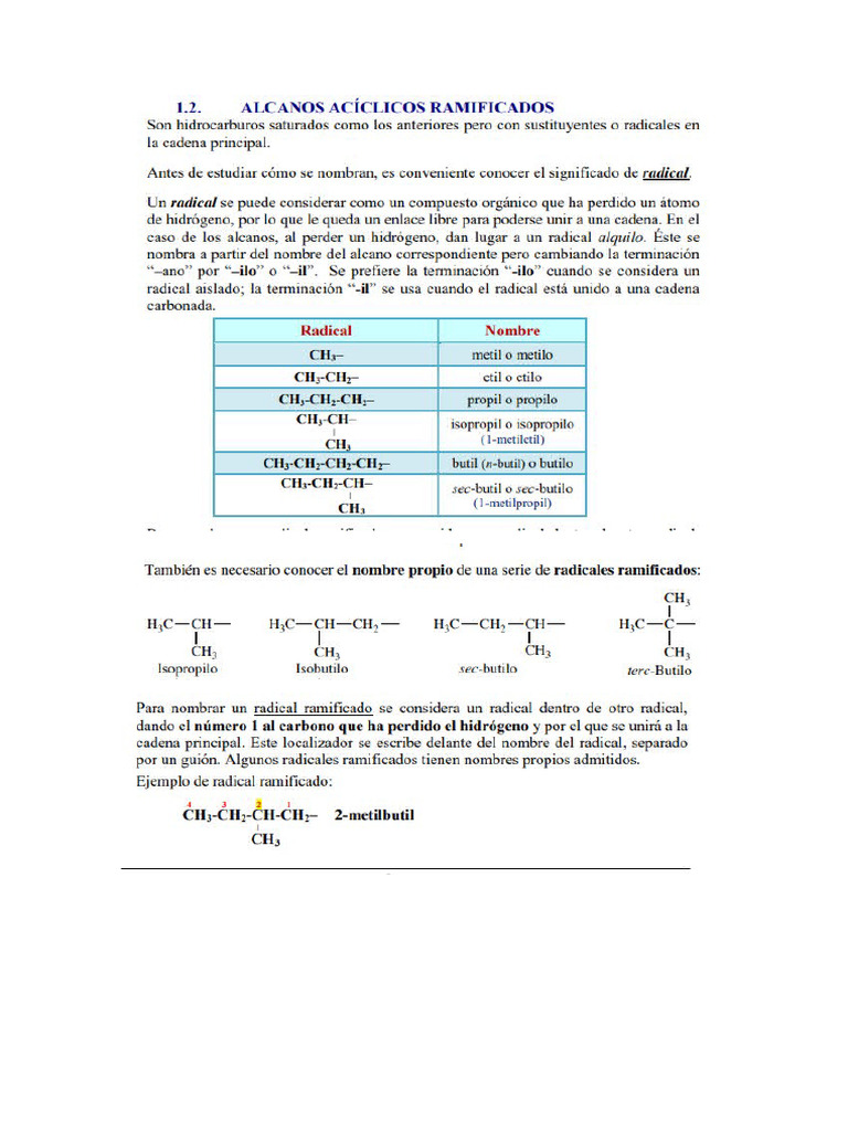 Alcanos | PDF