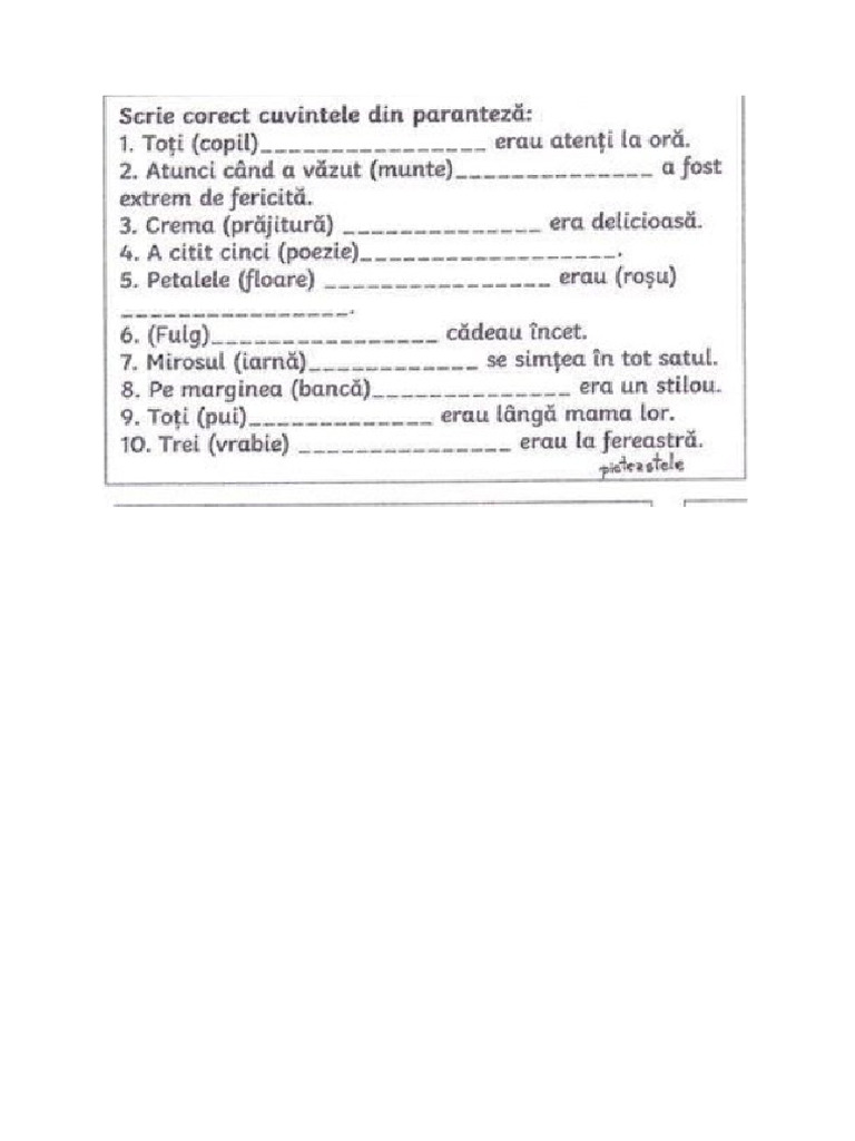 Exercitii Perfect Compus | PDF