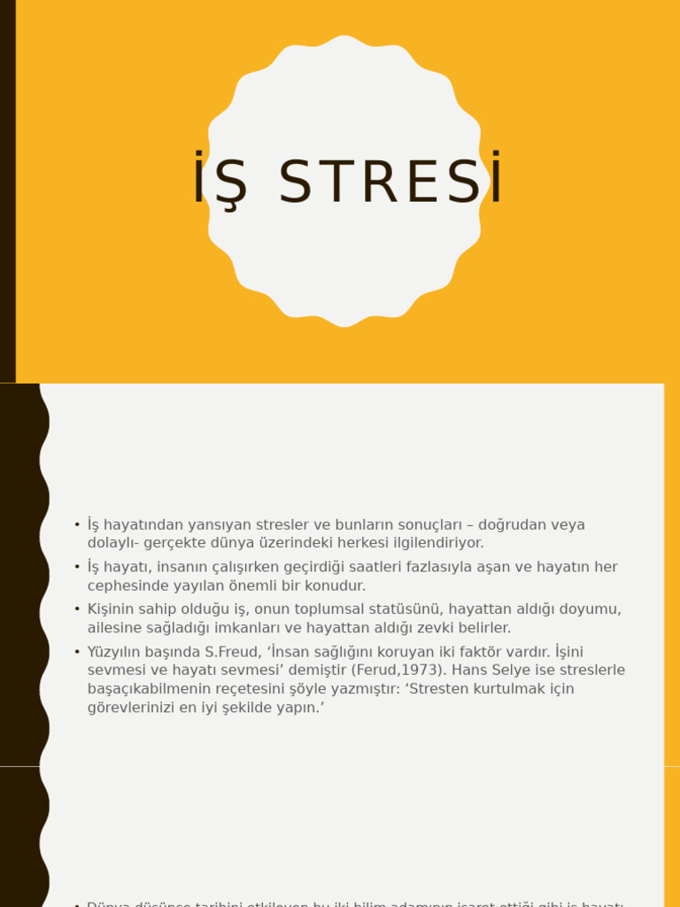 1.30 - İş Stresi | PDF