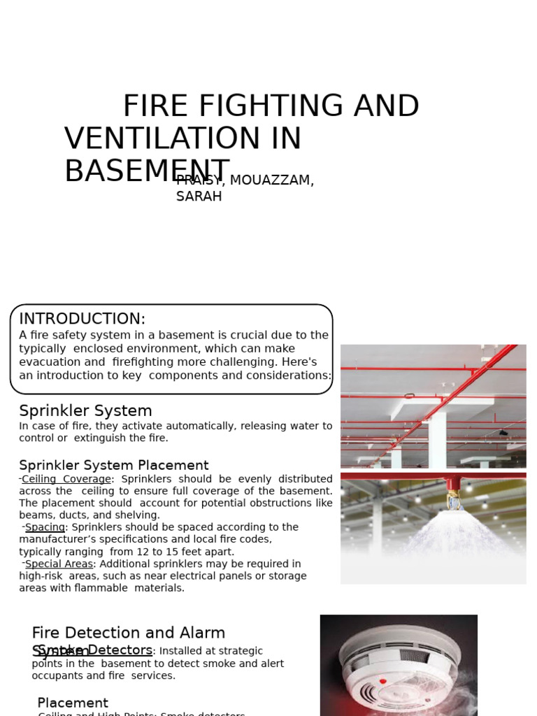 Fire Fighting & Ventilation | PDF | Firefighting | Fire Sprinkler System