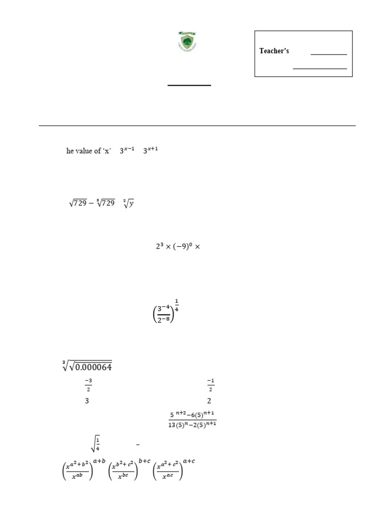 GR 9 WS Indices | PDF