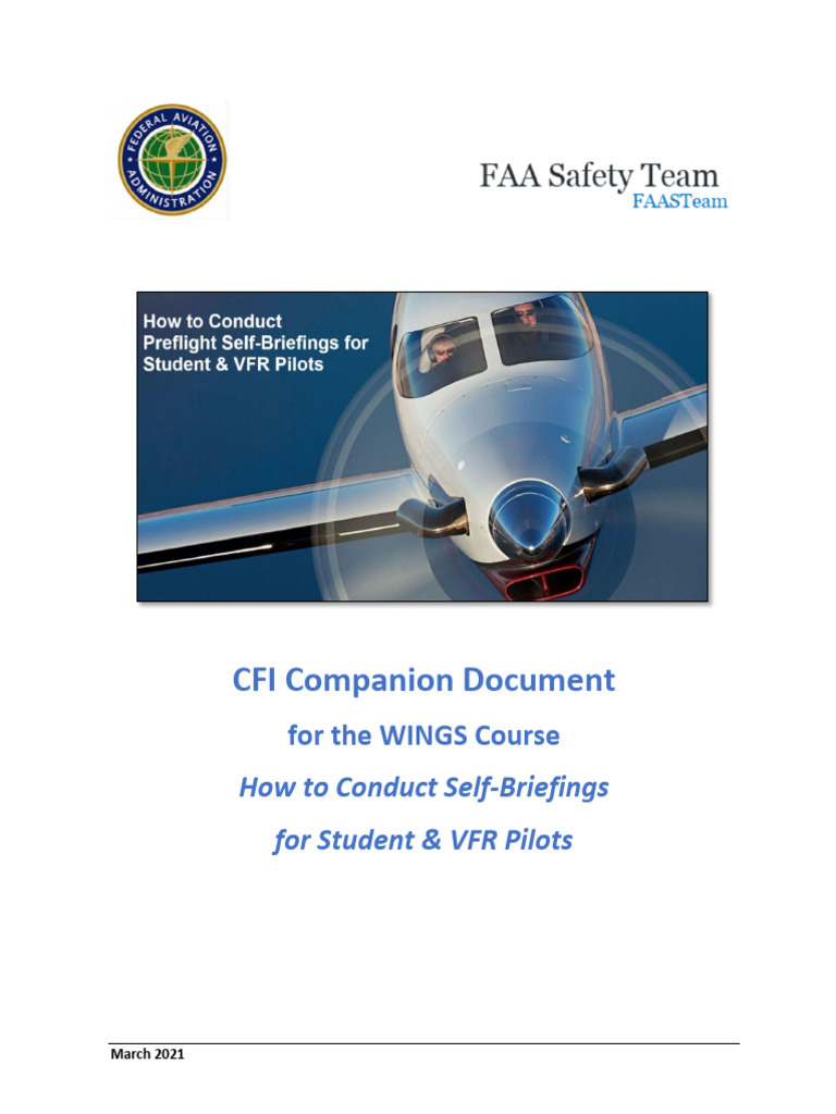 CFI Document | PDF | Instrument Flight Rules | Visual Flight Rules