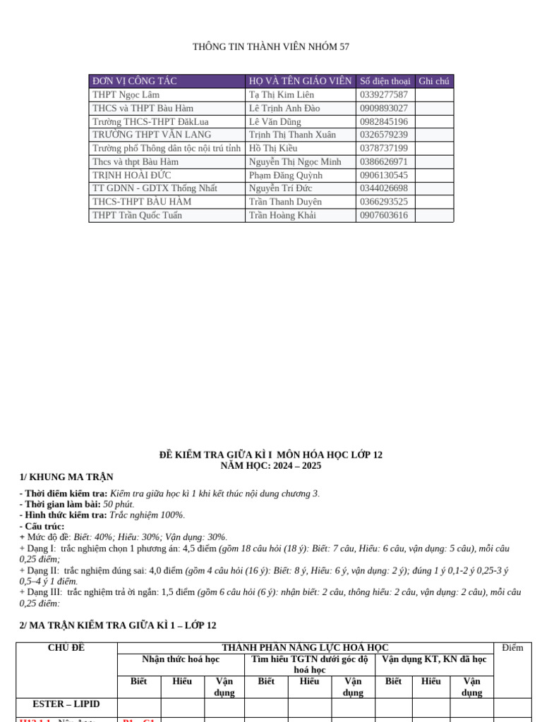 Nhom 57 - gk1 - KT Gk1 - Khoi 12 - Dao Trinh | PDF