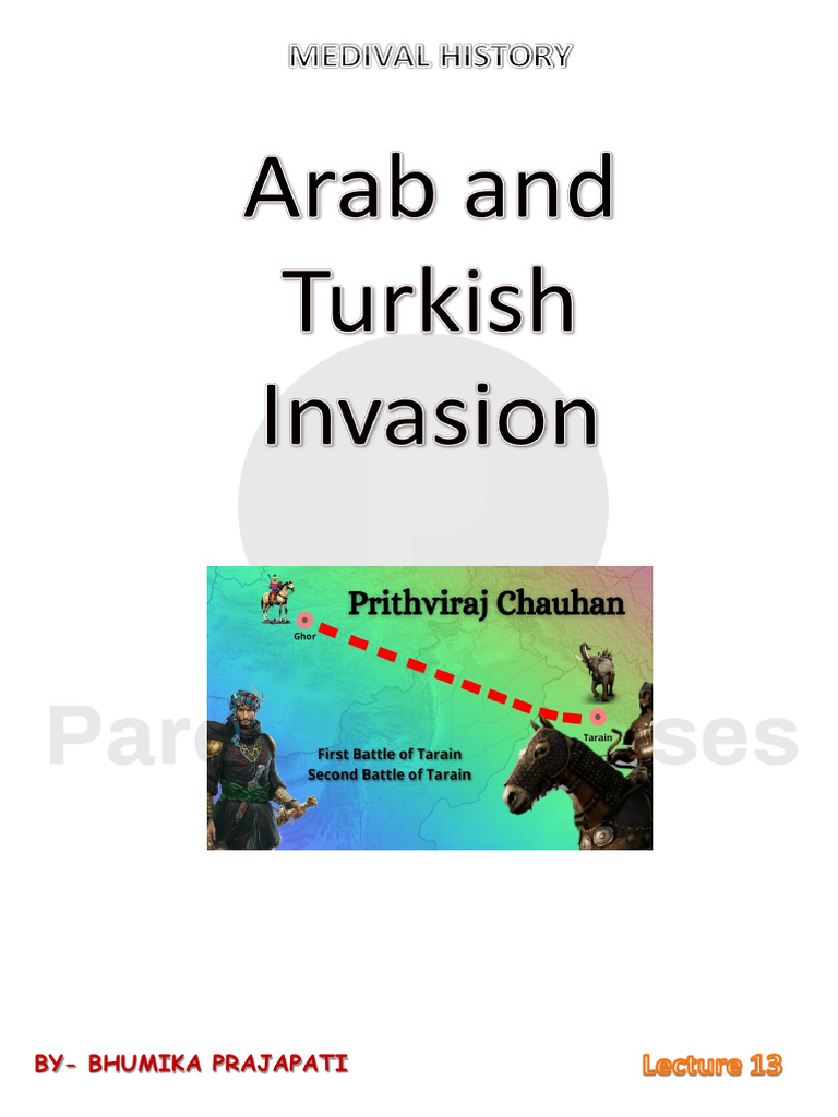 1.arab & Turkish Invasion | PDF