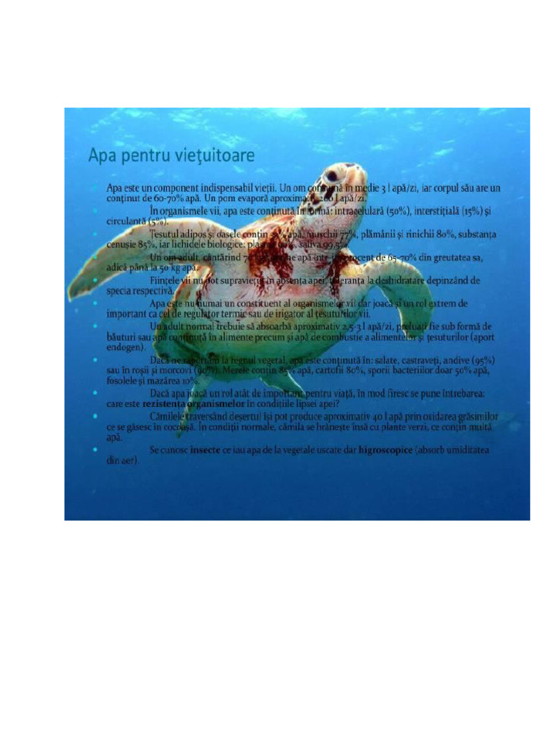 Apa Molecula Vietii | PDF