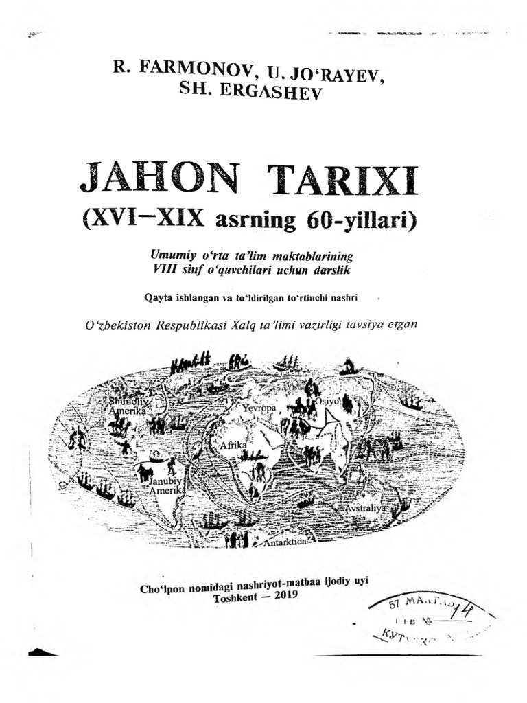 8-Jahon - Tarixi - 2019 | PDF
