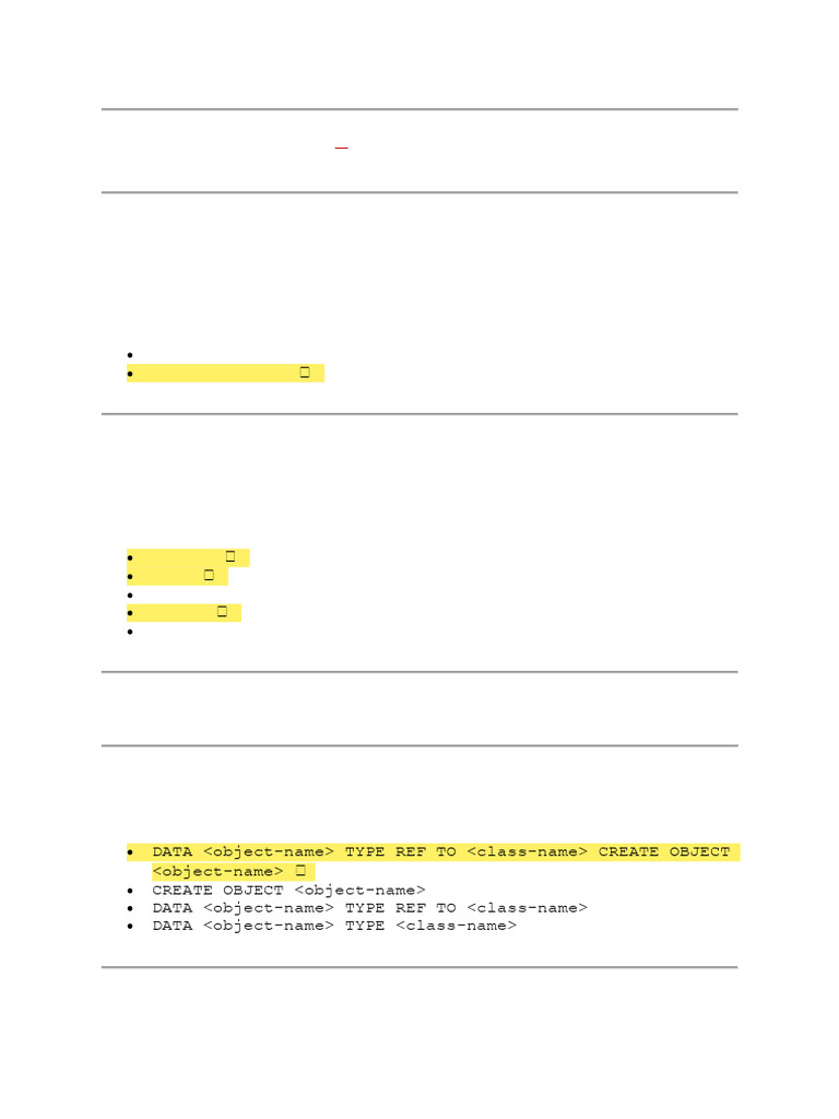 Sap Abap 100 MCQ - 2 (Merged) | PDF | Class (Computer Programming) | Method (Computer Programming)