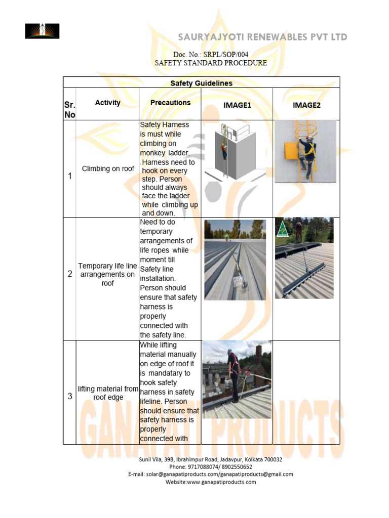 4. Safety SOP | PDF | Safety