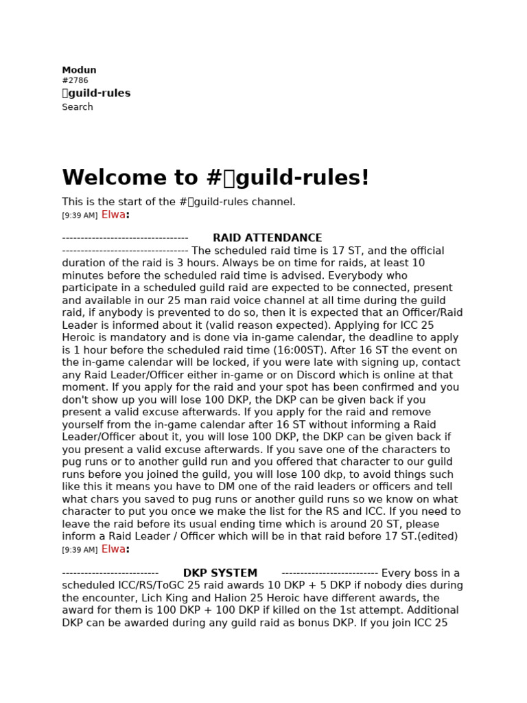 Guild rule | PDF