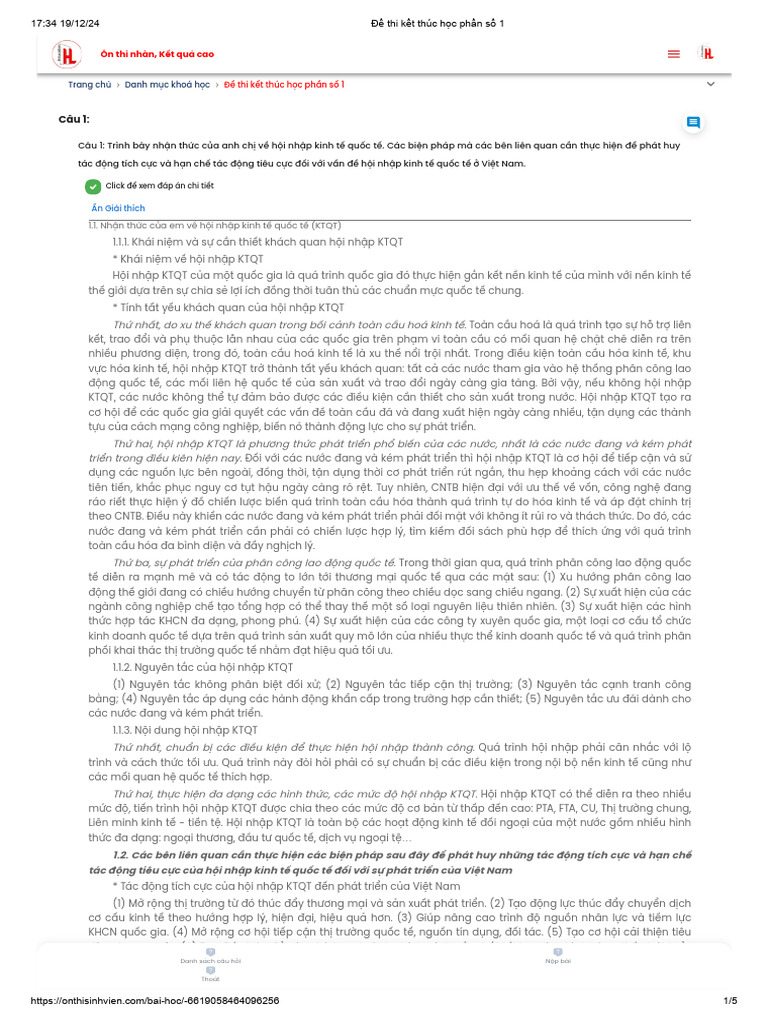 đề 1 ktct tmu | PDF