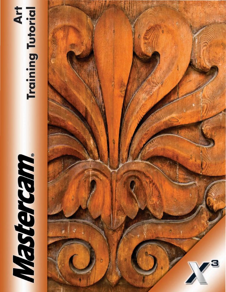 MasterCAM - X3 - Art Training Tutorial #1 | PDF