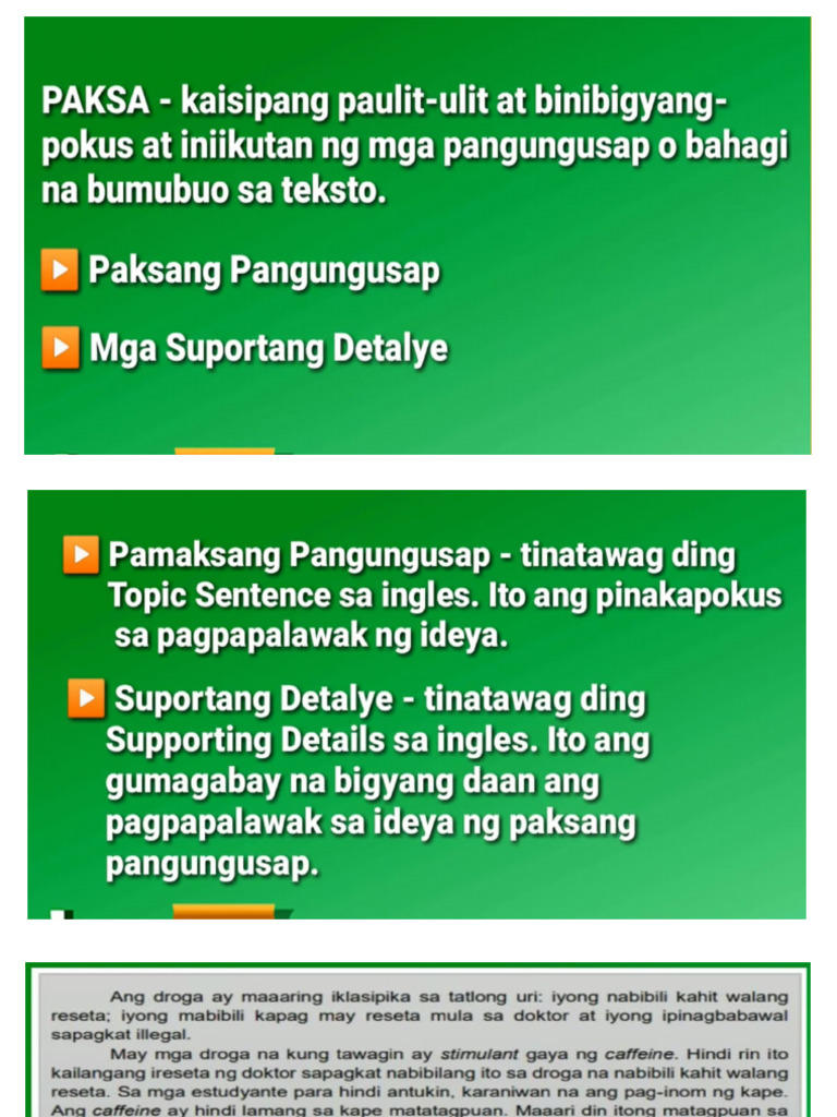 Paksang Pangungusap | PDF