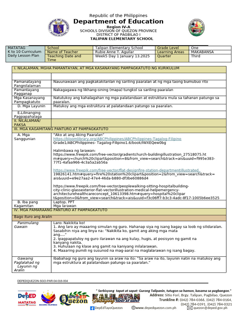 Q3.W5.MAKABANSA.DLP | PDF