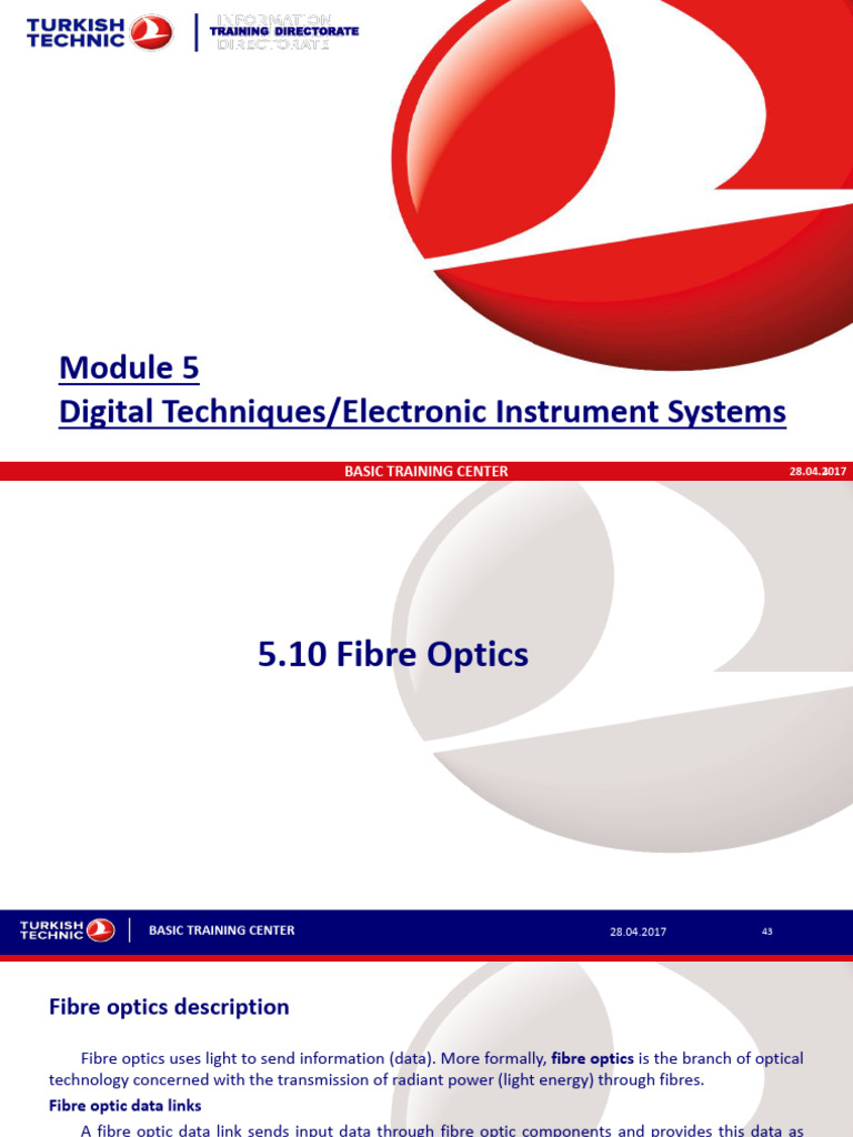 Modul_5.10_Sunum | PDF | Fiber Optic Communication | Optical Fiber