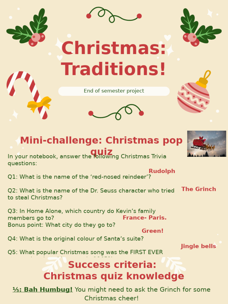 1. Christmas Project_ Introduction (1) (1) | PDF | Santa Claus ...