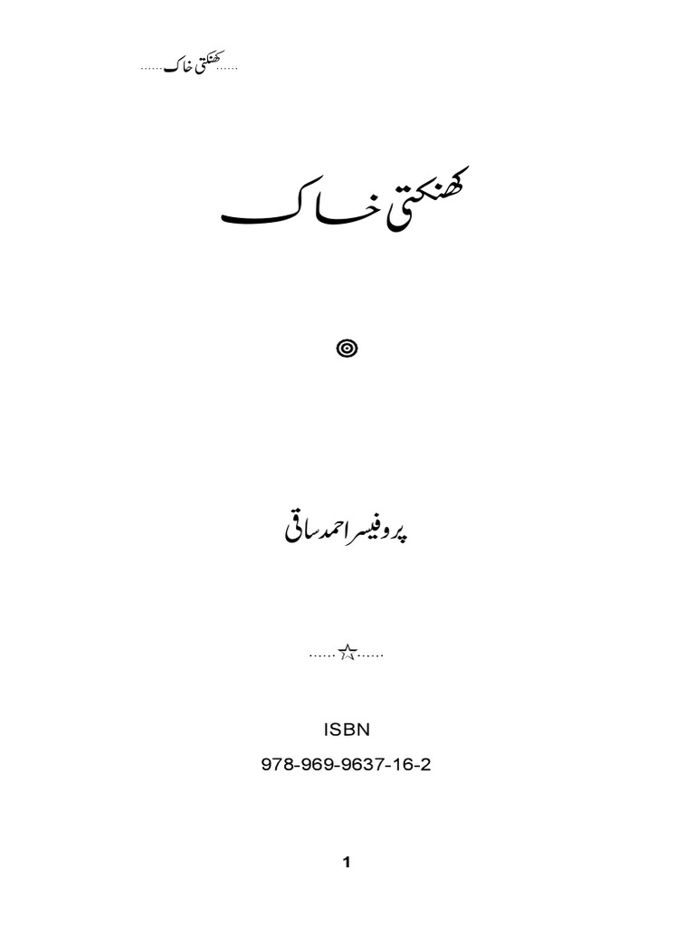 Khanakti Khak Poetry Book by Ahmad Saqi | PDF