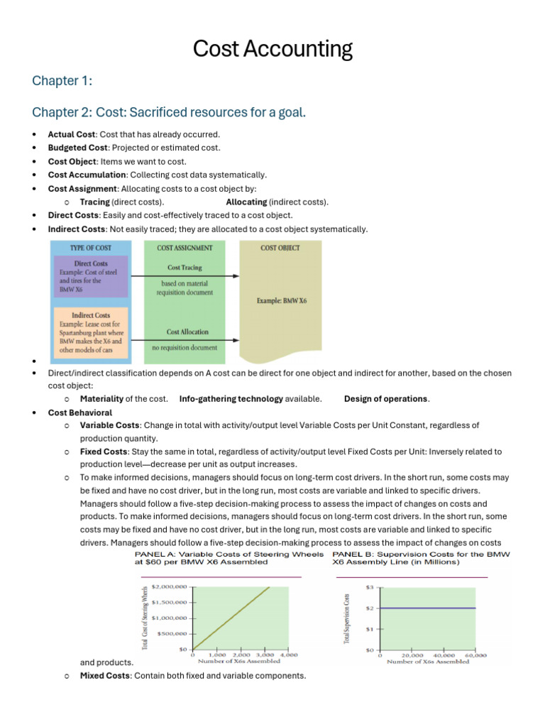 Cost Accounting Fundamentals Explained | PDF | Regression Analysis ...