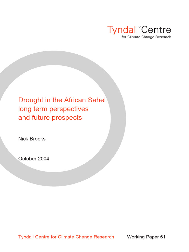 Drought Risk in the African Sahel | PDF | Sahara | Sea Surface Temperature