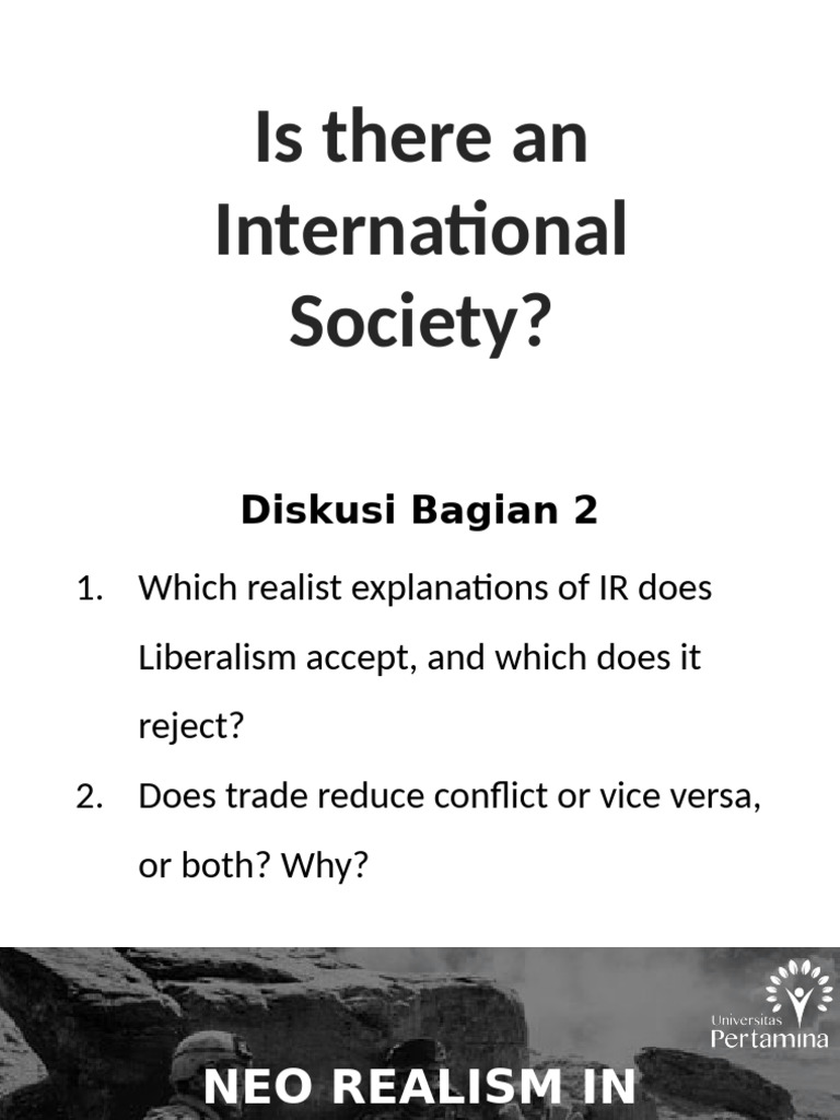 Neo-Realism in International Relations | PDF | Philosophical Theories ...