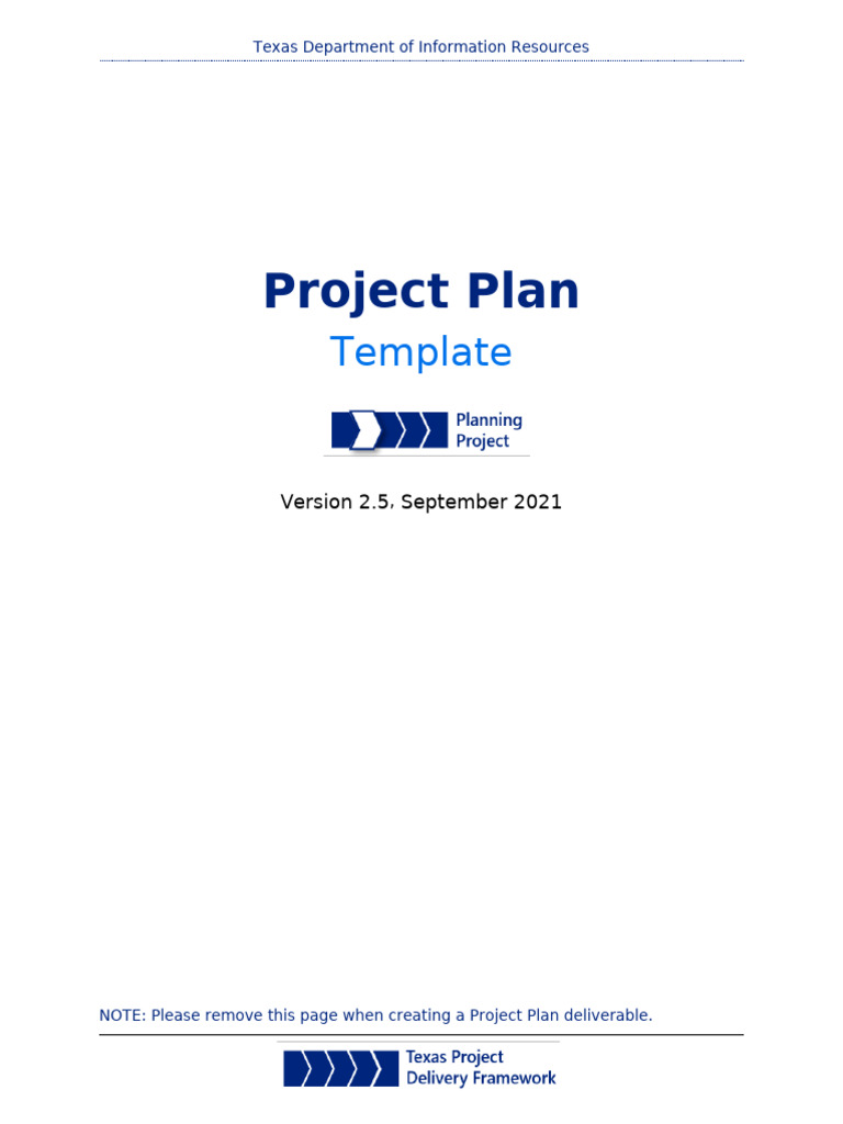 Project Plan Template | PDF | Risk | Security