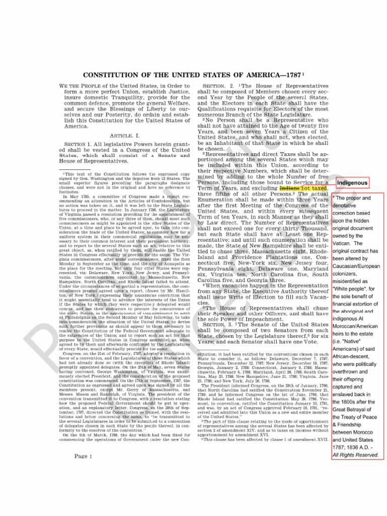 Constitution for the United States of America Major Real News at ...