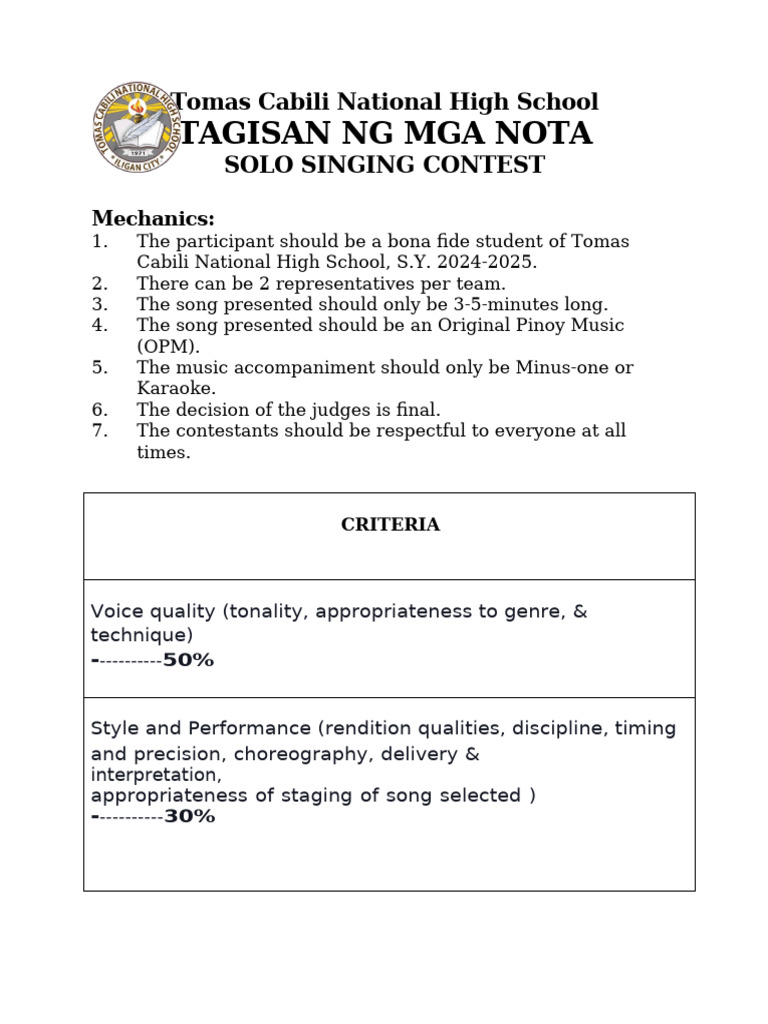 Tagisan NG Mga Nota | PDF