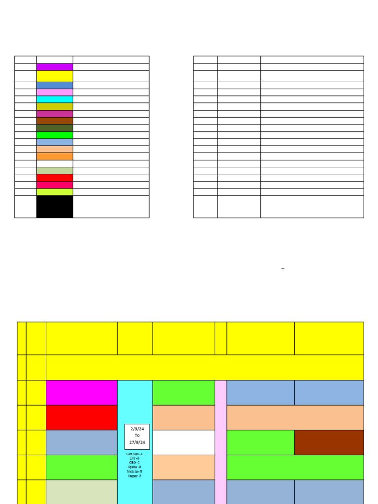 Revised Batch 2023 Mbbs Schedule Sept 2024 July 2025 09sep2024 PDF ...
