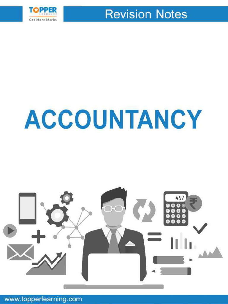 Accountancy Long Notes | PDF | Partnership | Debits And Credits