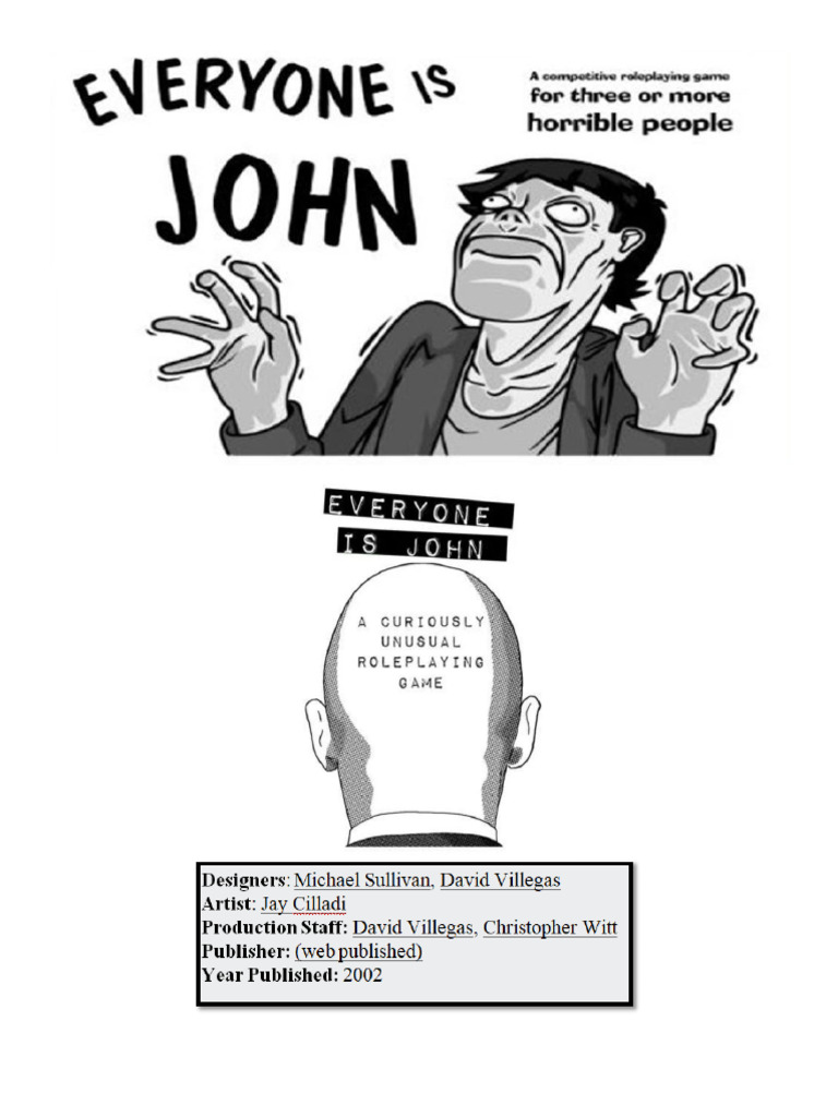 EveryoneIsJohn CompleteRules v2 | PDF | Self Control | Self-Management