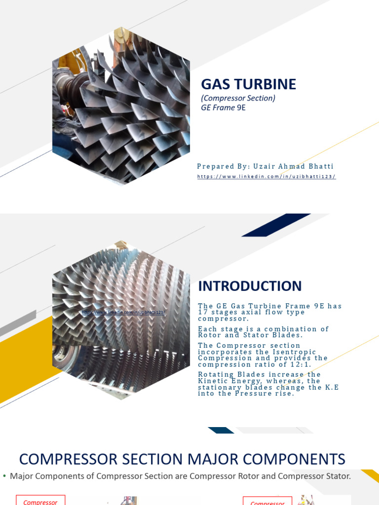 A_REVIEW_ON_COMPRESSOR_SECTION_OF_GAS_TURBINE_GE_Fr_9E__1596989221 | PDF | Turbine | Gases