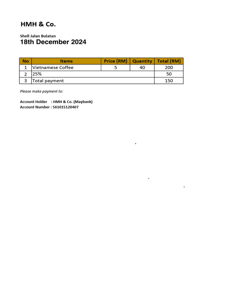 Shell Invoice 141224 | PDF