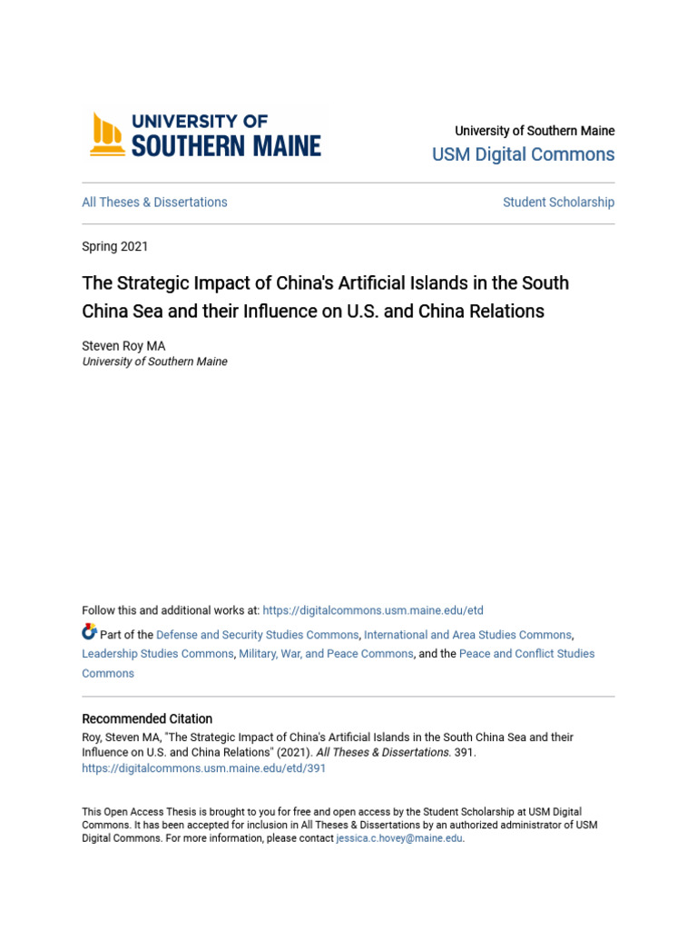 China's Artificial Islands' Strategic Impact | PDF | Territorial Waters ...