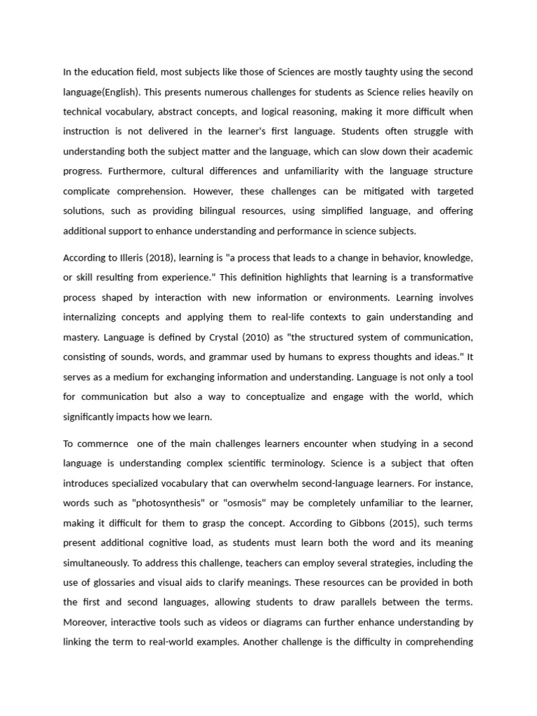 Psychology | PDF | Reading Comprehension | Second Language Acquisition