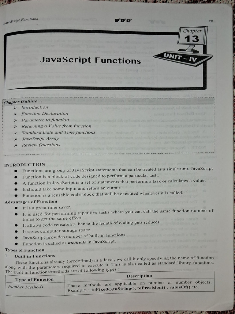 CSS & JS UNIT 4 | PDF