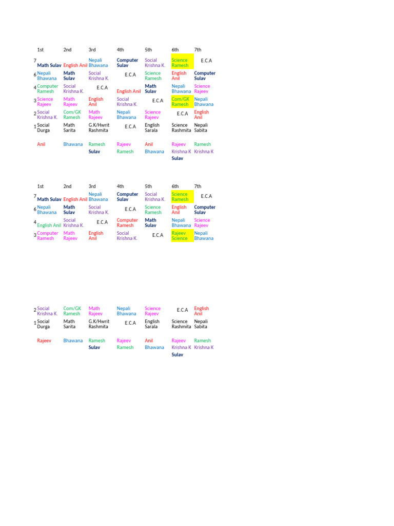 Schedule Bhadra 2080 2 | PDF