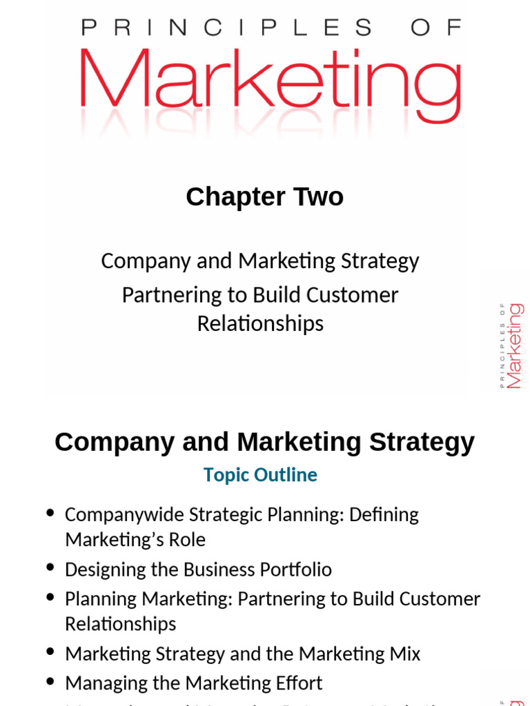 Principles of Marketing Chapter 2 | PDF | Marketing | Marketing Strategy