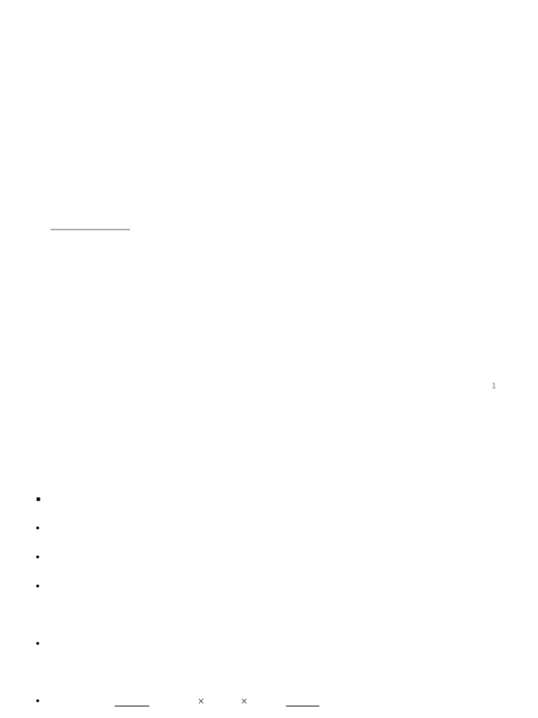 Chapter 1 | PDF | Kilogram | International System Of Units