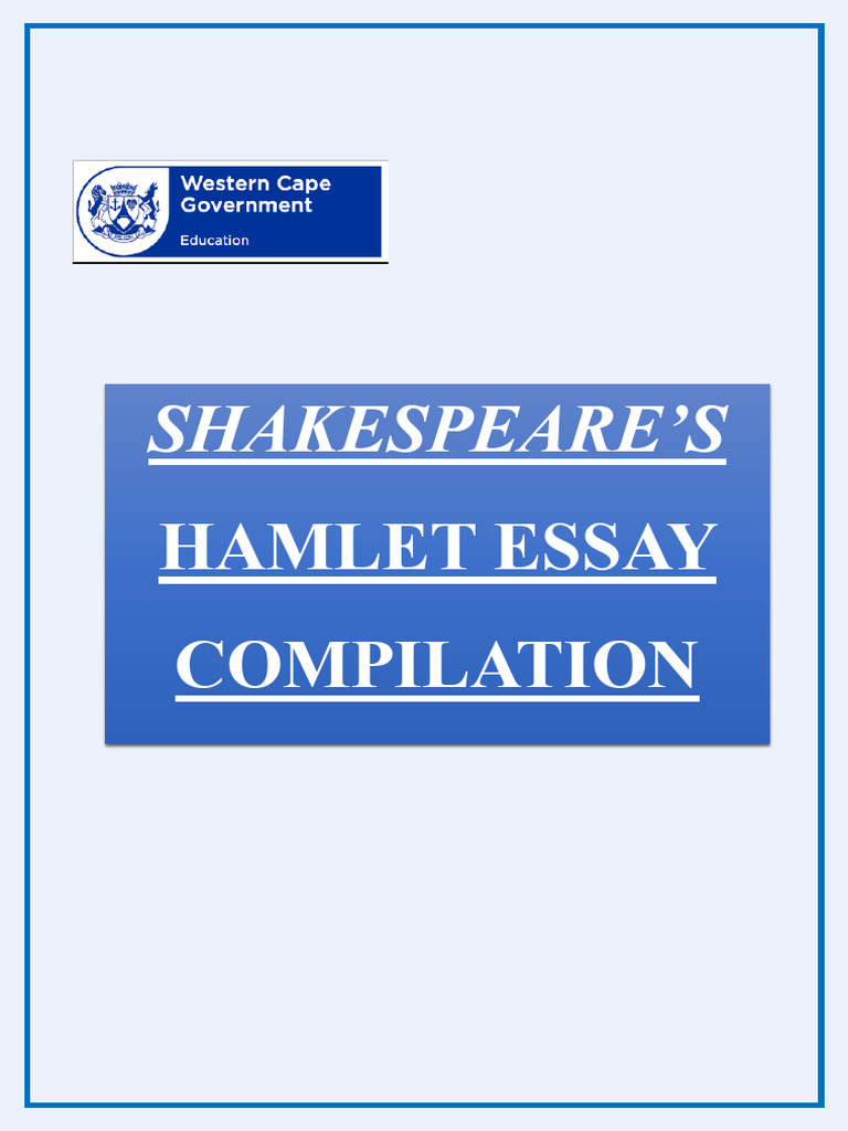 Hamlet Essay Compilation-3 | PDF | Hamlet | Morality