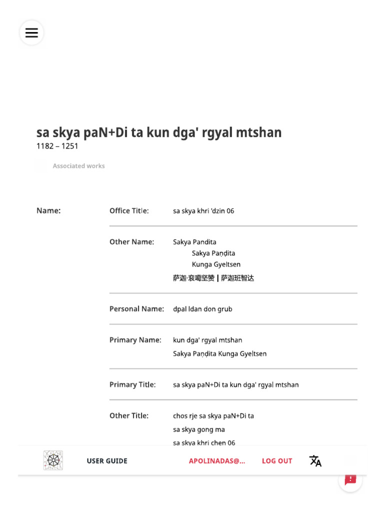 Sakya Pandita Students | PDF