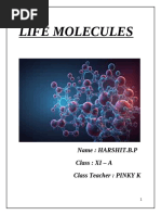 Class 11 Biology Biomolecules Notes | PDF