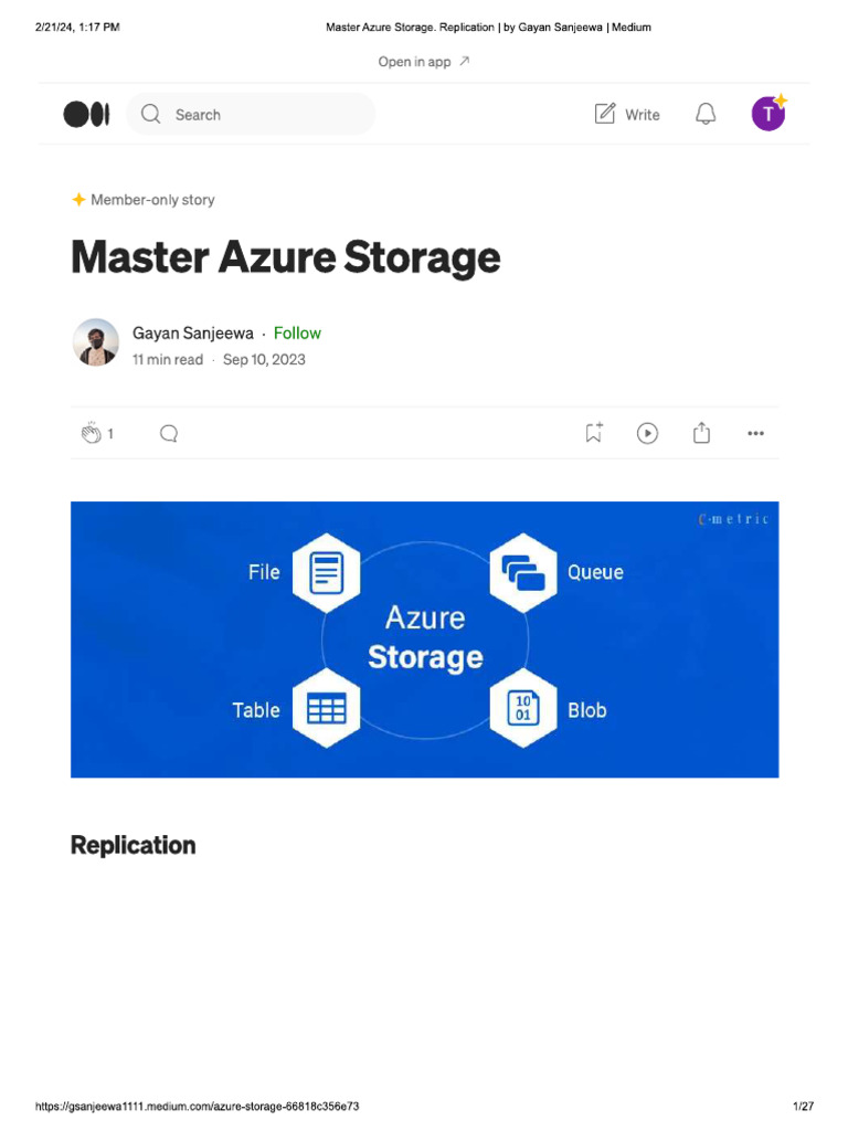 Master Azure Storage | PDF