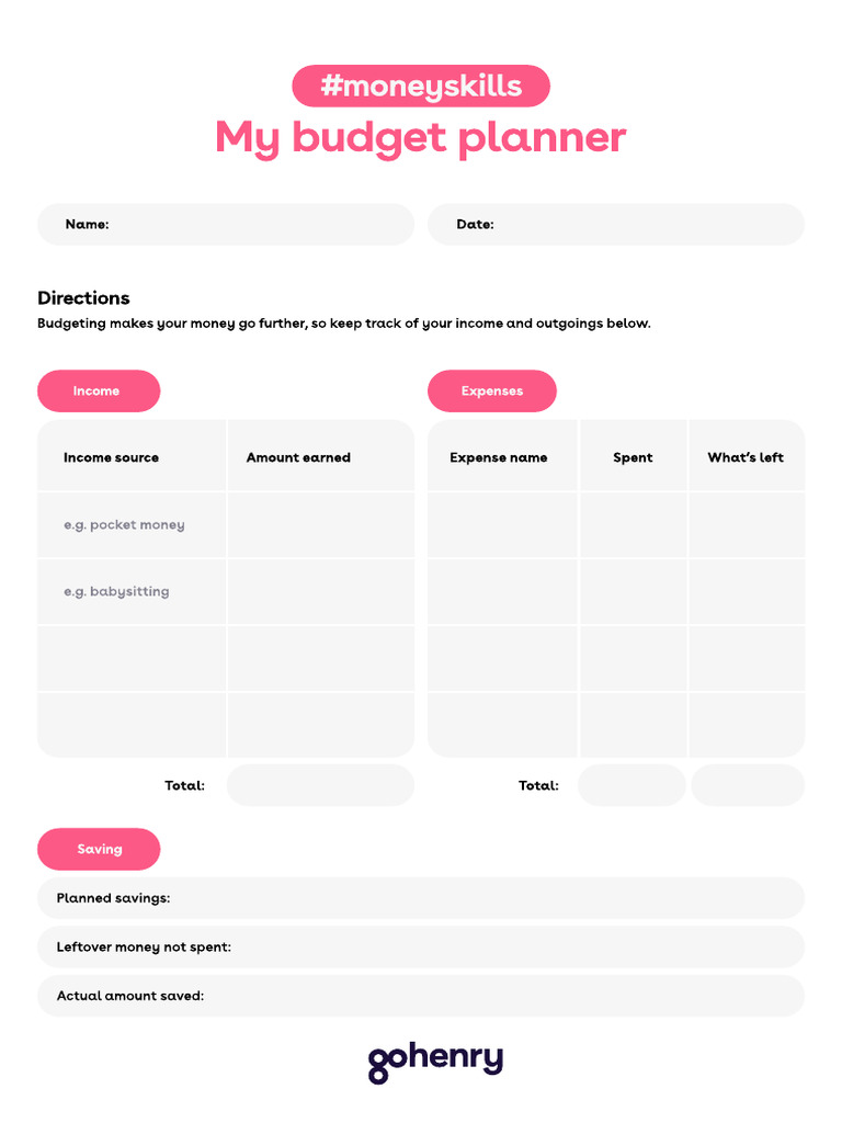 Budget Planner UK | PDF