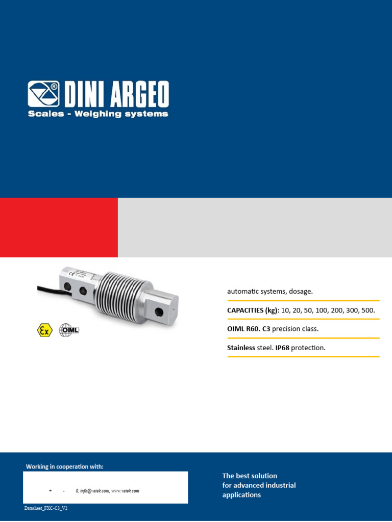 Datasheet_FXC-C3_V2 | PDF | Electrical Resistance And Conductance ...