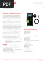UV Light Intensity Units and Units Conversion | PDF | Watt | Ultraviolet