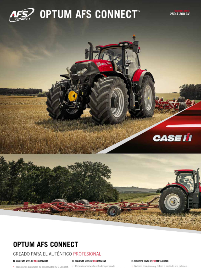 Case Ih Optum 300 CVX Hffucft | PDF | Eje | Acelerador