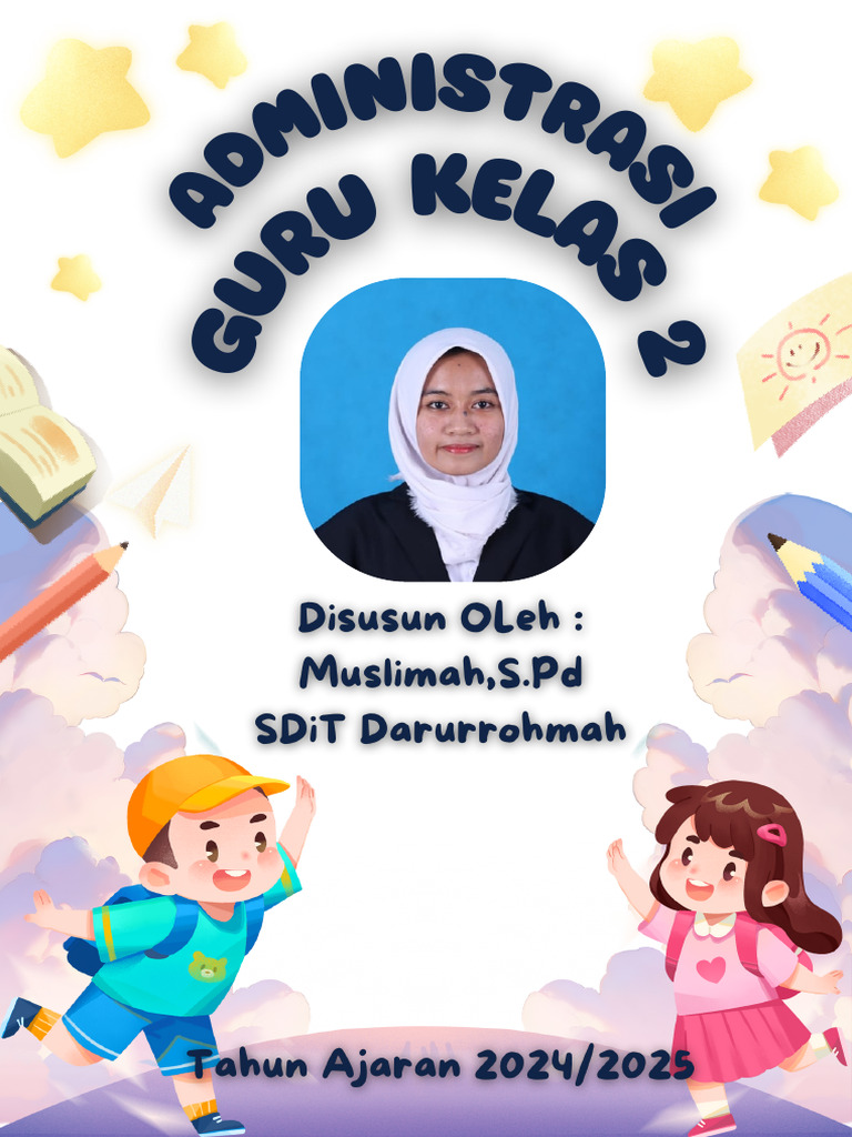 Ungu Warna Warni Ilustratif Asyik Sampul Modul Ajar Dokumen A4 | PDF