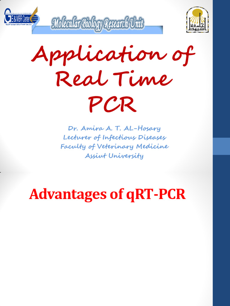 RT-PCR Application | PDF | Real Time Polymerase Chain Reaction ...