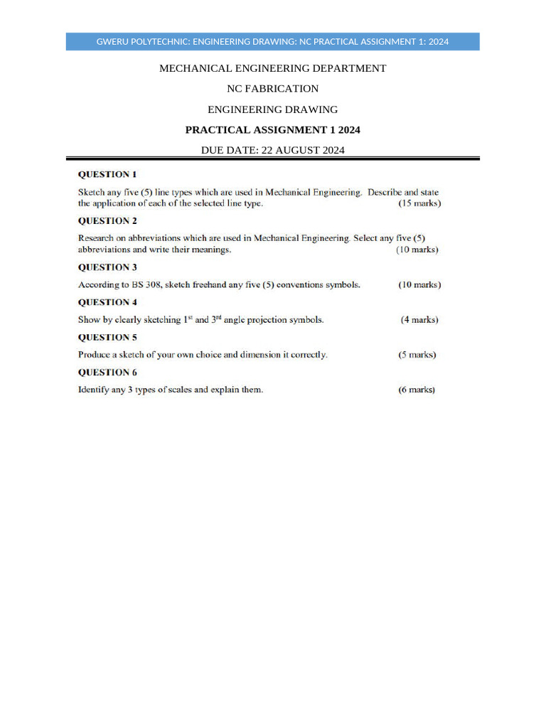 2024 Eng DRG Prac 1 Module | PDF
