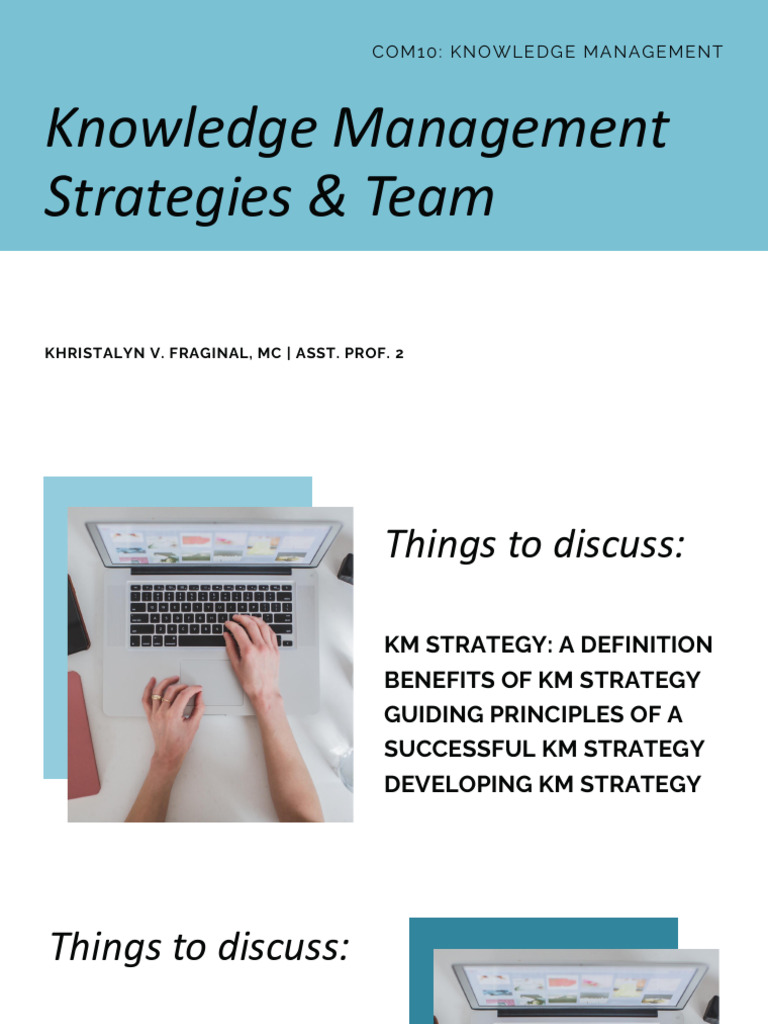 KM strategies & team | PDF | Knowledge | Knowledge Management